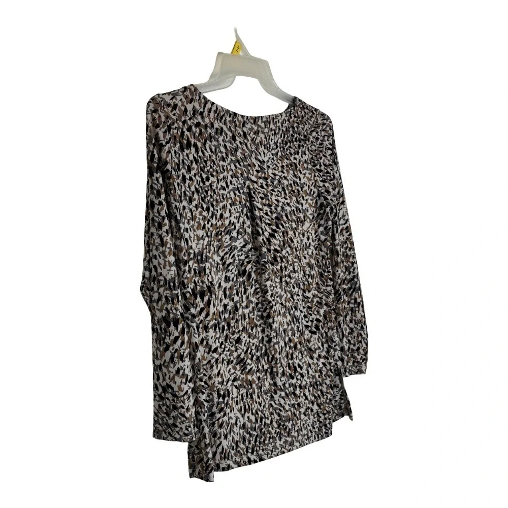 Susan Graver | Tops | Susan Graver Tunic Set Women Small Black Ivory ...